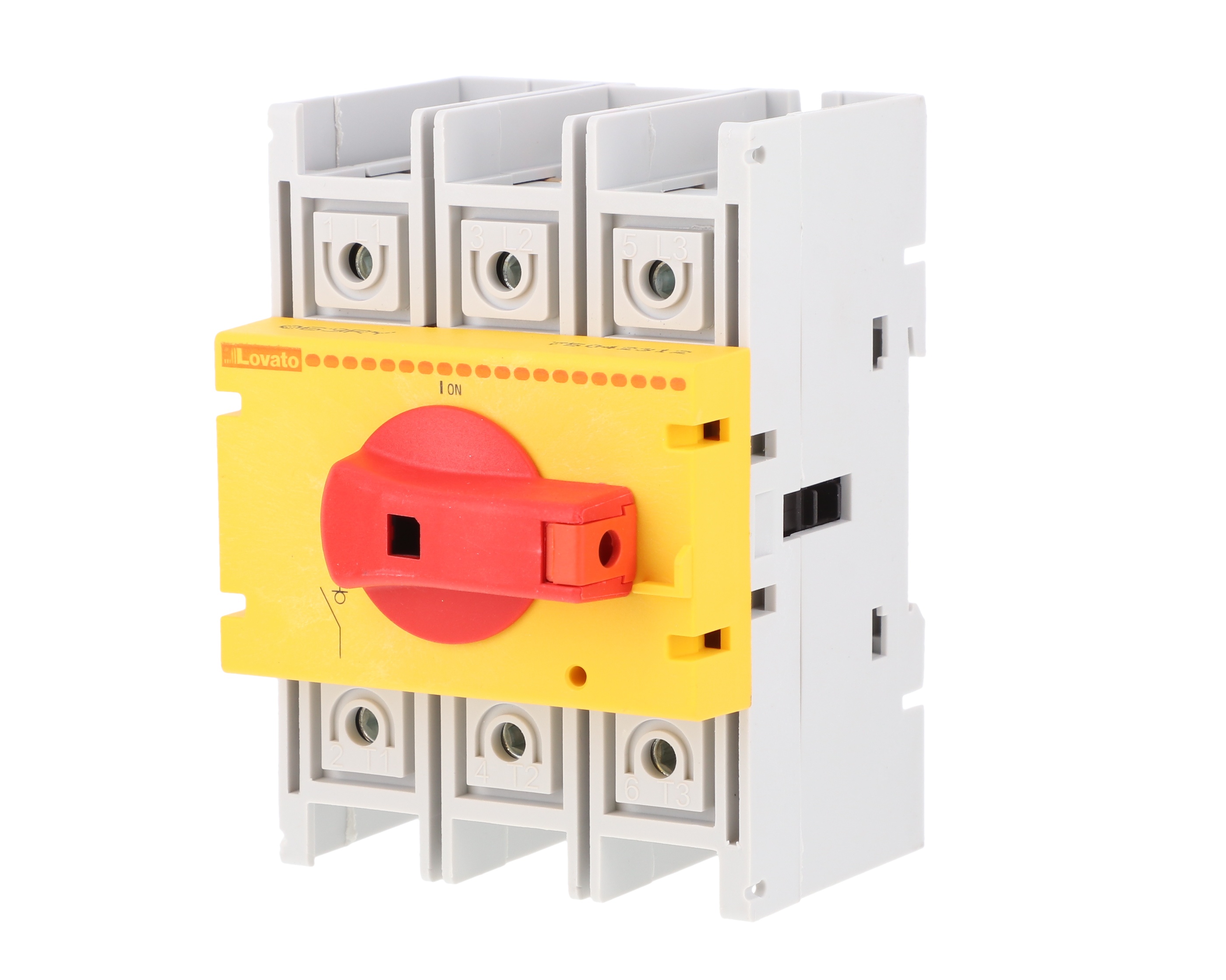 Rozłącznik izolacyjny 3P 63A pokrętło żółto/czerwone GA063ARY – LOVATO | TIM SA