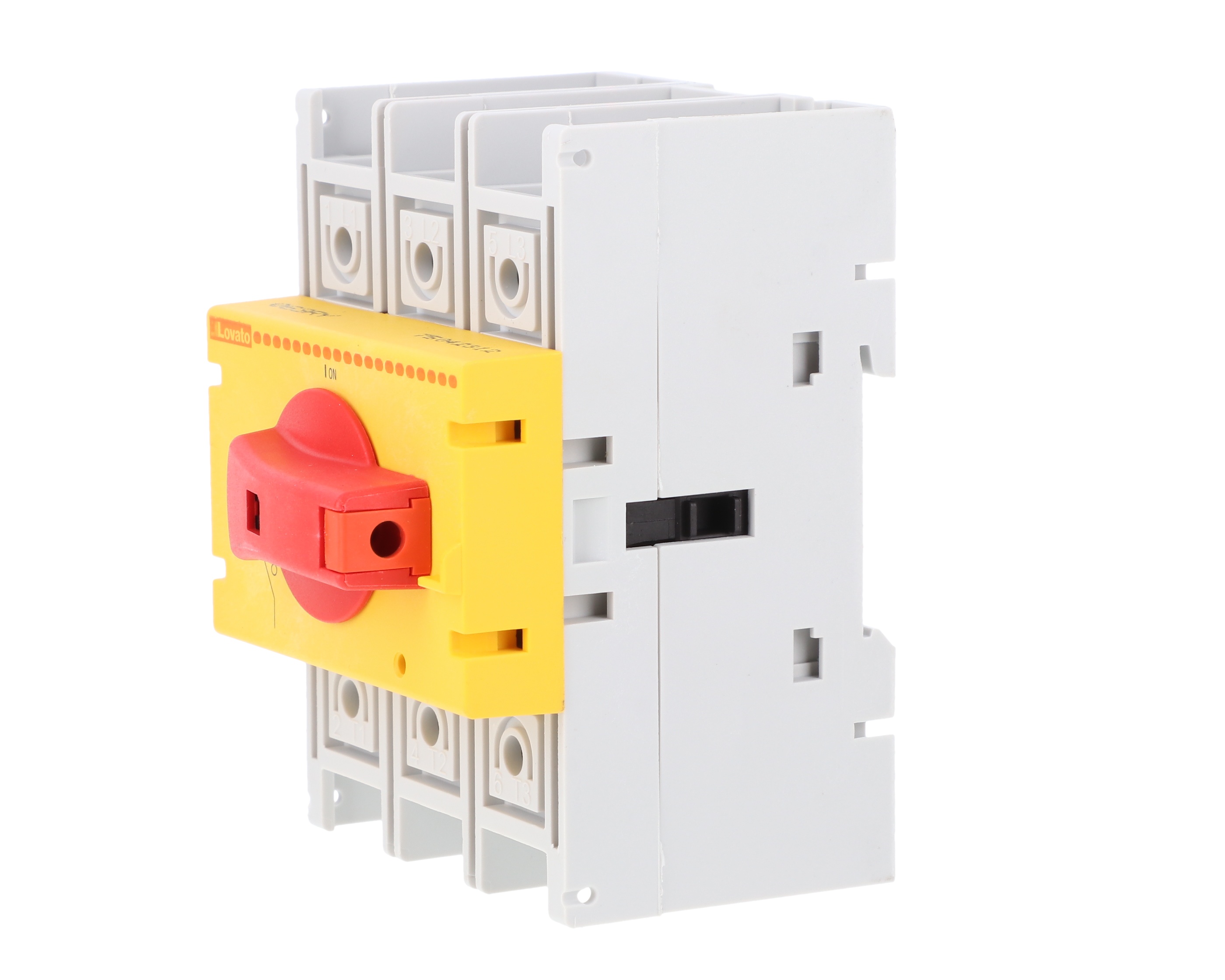 Rozłącznik izolacyjny 3P 63A pokrętło żółto/czerwone GA063ARY – LOVATO | TIM SA