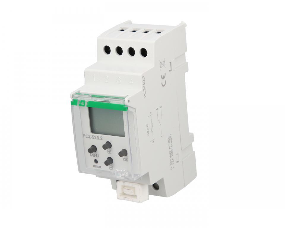 Zegar sterujący cyfrowy 16A impulsowy (szkolny) PCZ-523 – F&F | TIM SA