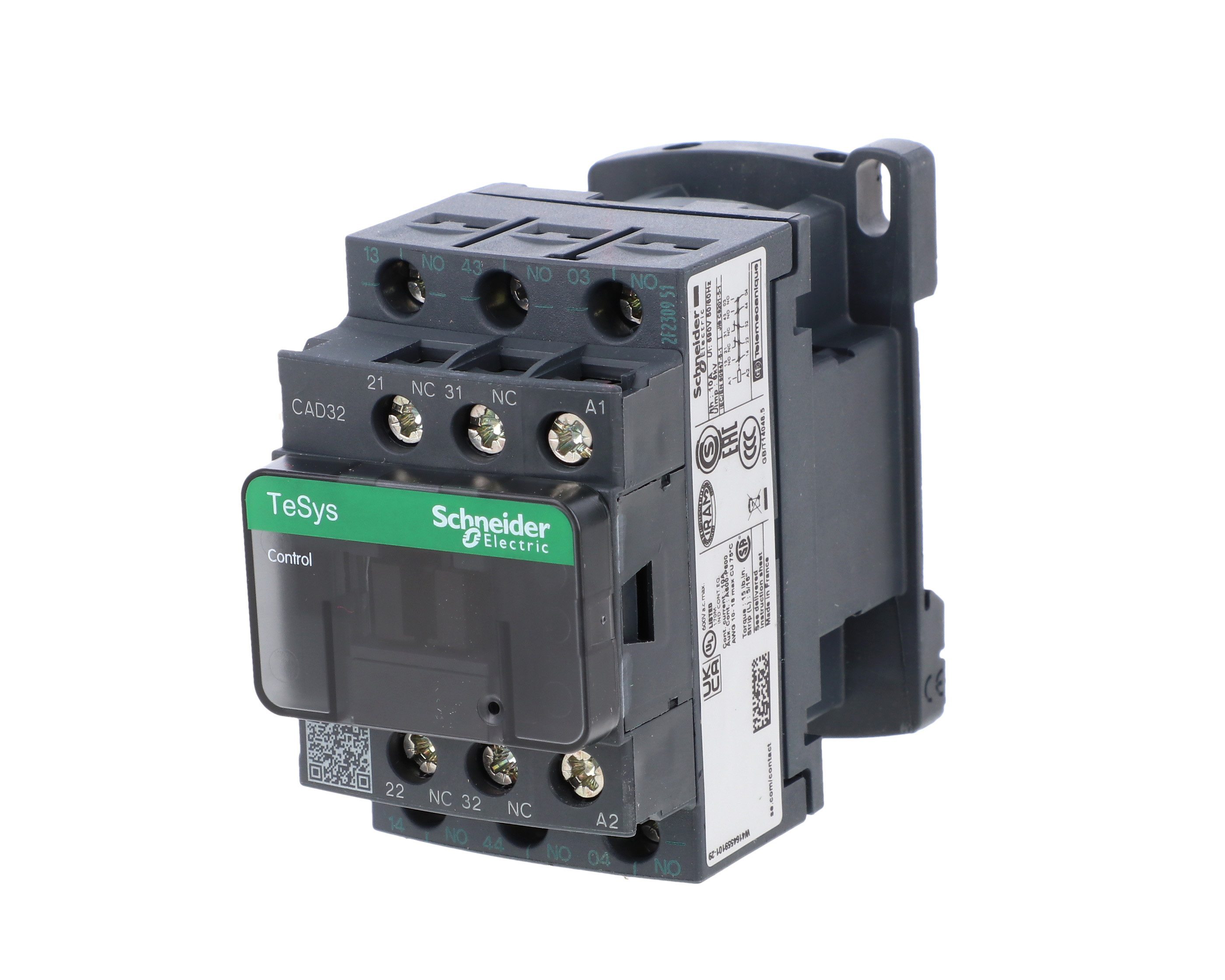 TeSys Deca Stycznik pomocniczy 9A 2Z 3R 48V AC CAD32E7 – Schneider | TIM SA