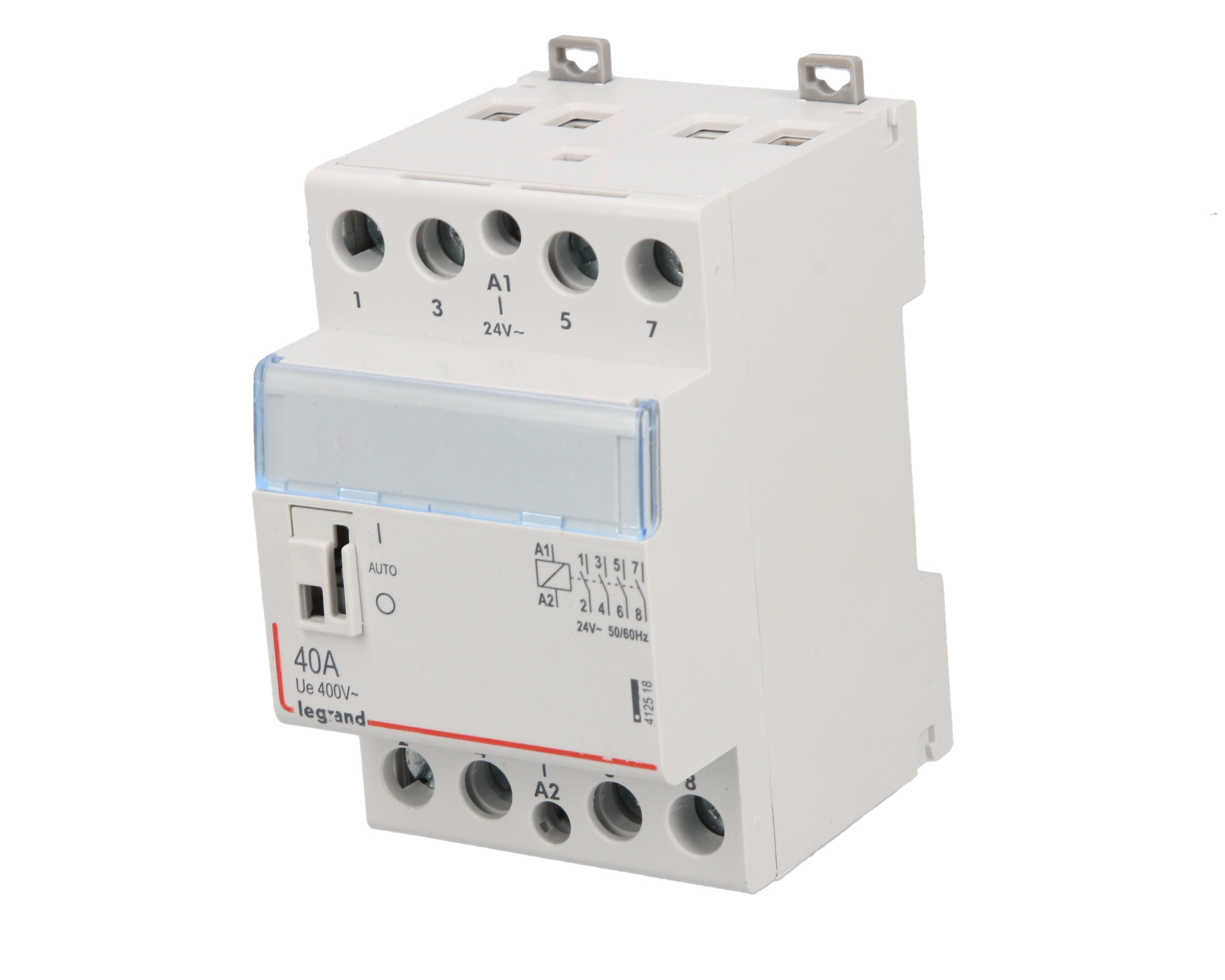 Stycznik modułowy 40A 4Z 0R 24V AC SM340 /z manipulatorem/ 412518 ...