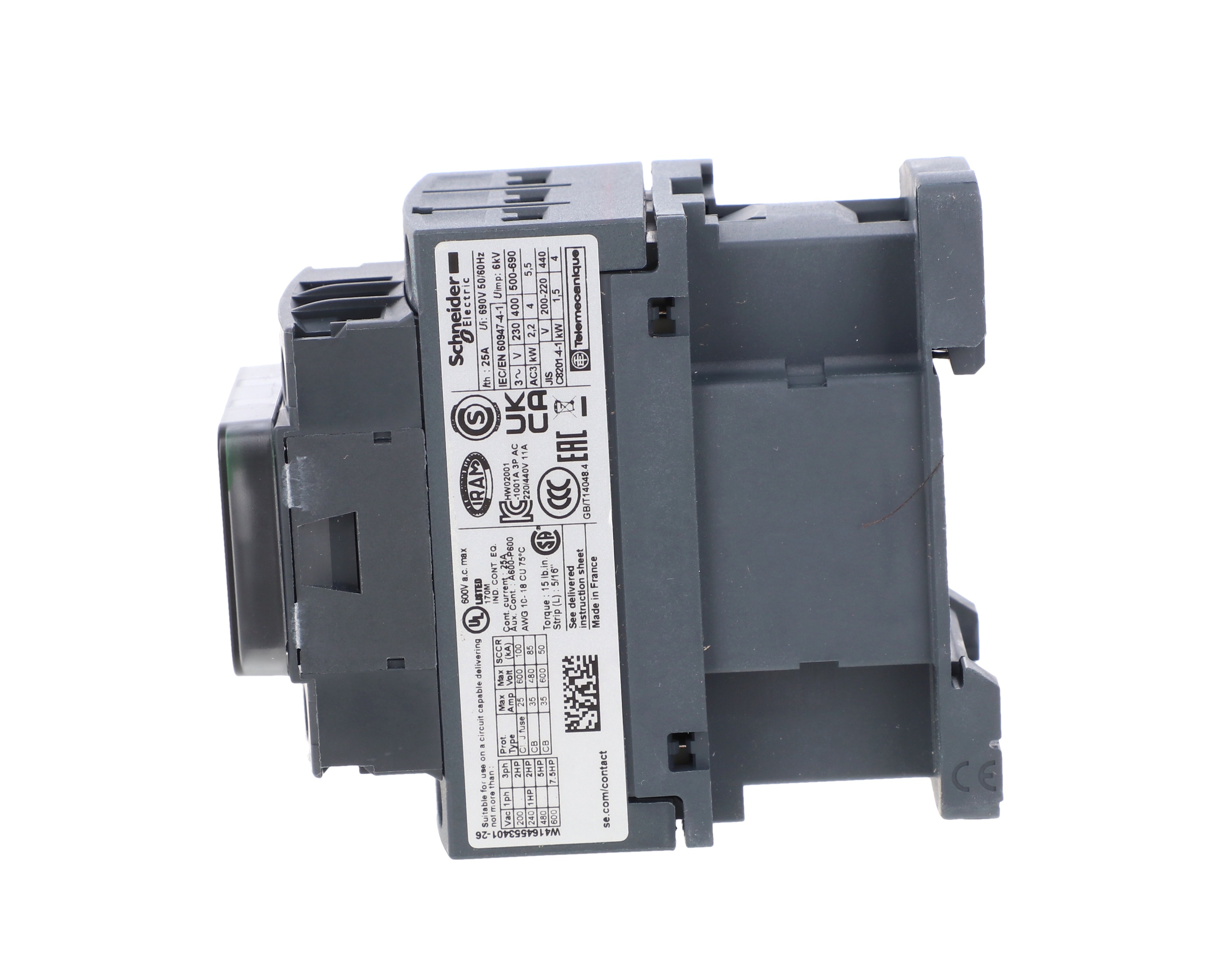 TeSys Deca Stycznik mocy 9A 3P 380-400V AC 1Z 1R LC1D09Q7 – Schneider ...