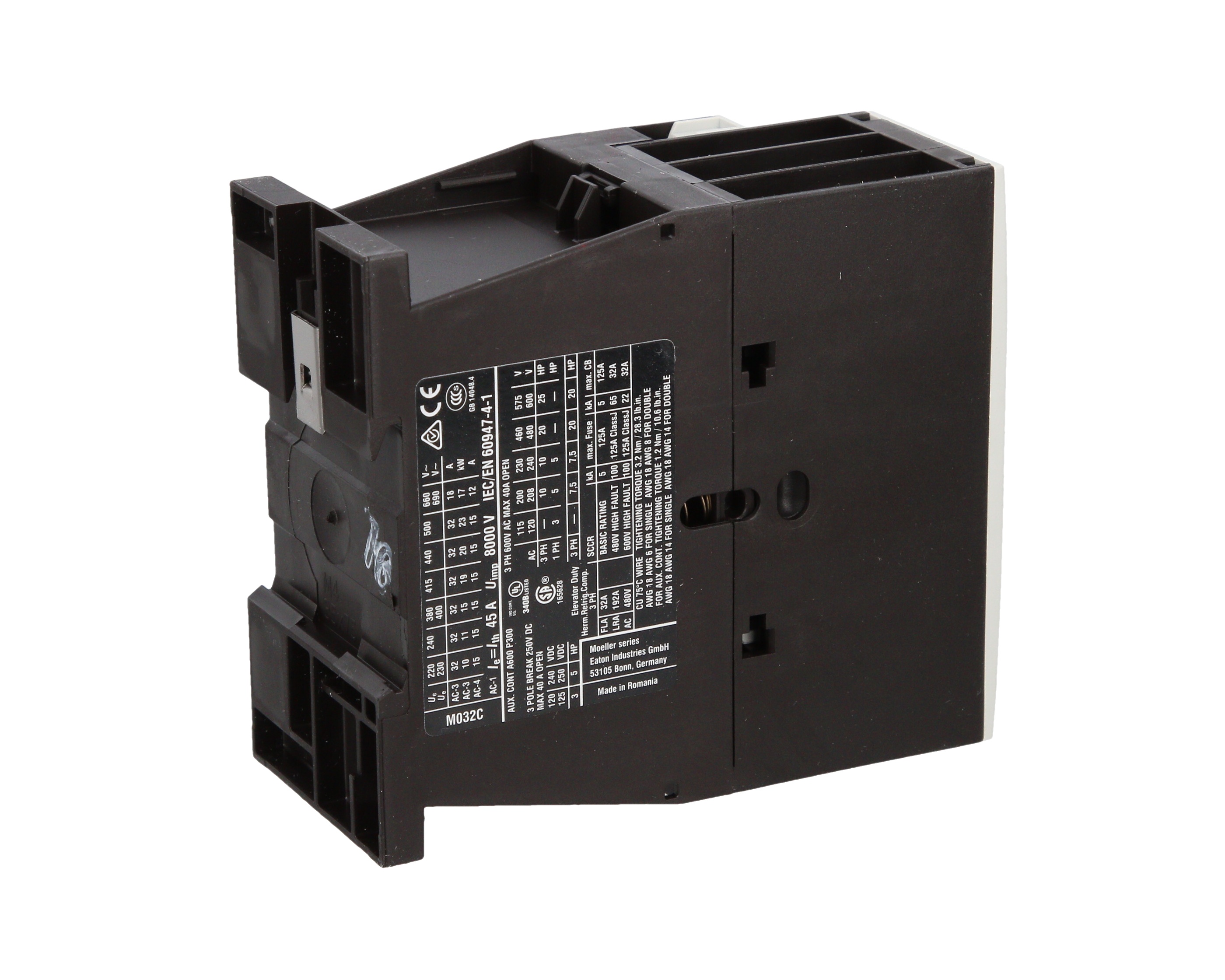 Stycznik mocy 32A 3P 24-27V DC 1Z 0R DILM32-10 (RDC24) 277274 – EATON ...