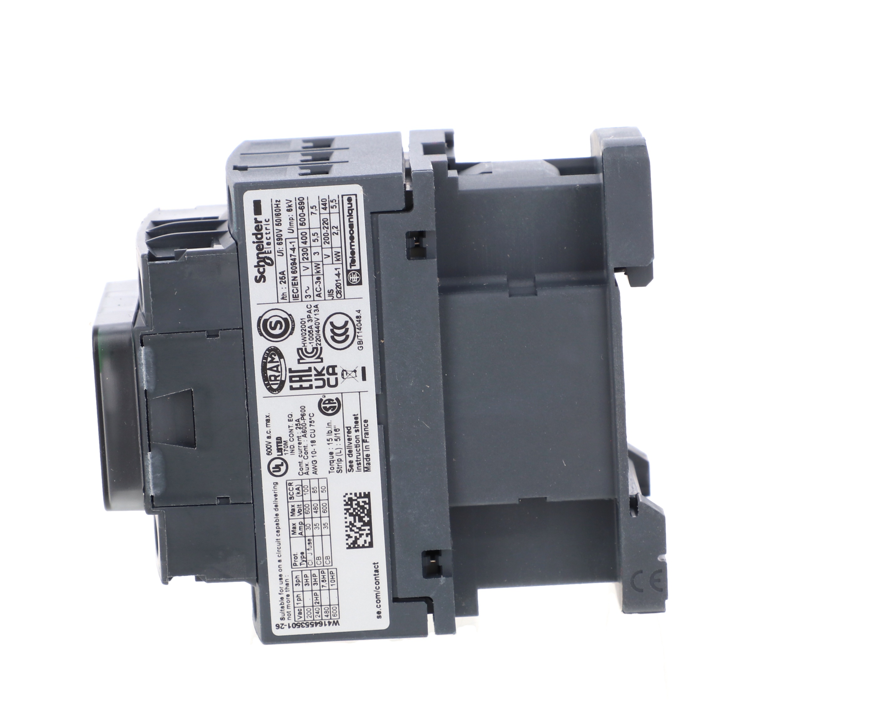 TeSys Deca Stycznik mocy 12A 3P 48V AC 1Z 1R LC1D12E7 – Schneider | TIM SA