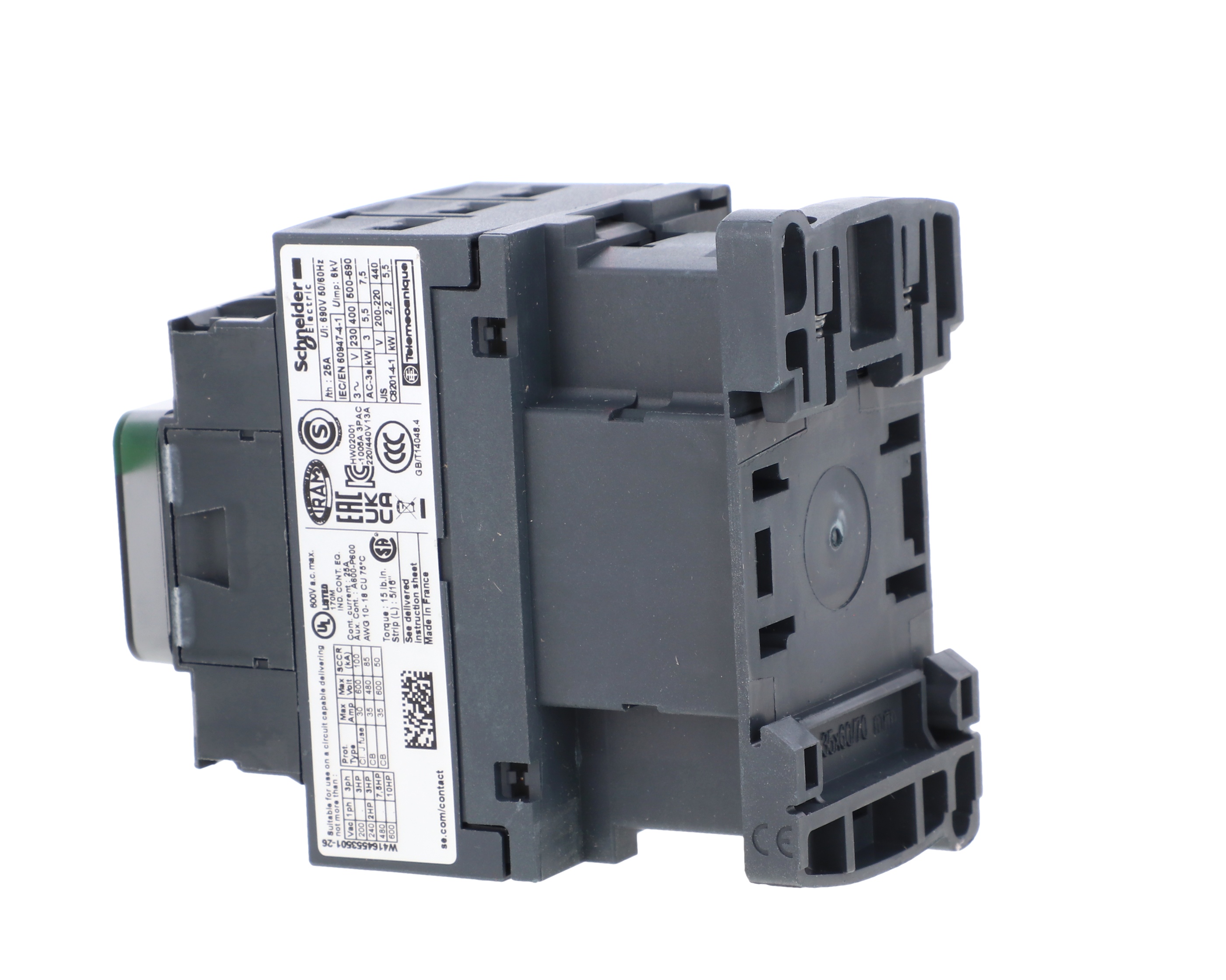 TeSys Deca Stycznik mocy 12A 3P 48V AC 1Z 1R LC1D12E7 – Schneider | TIM SA