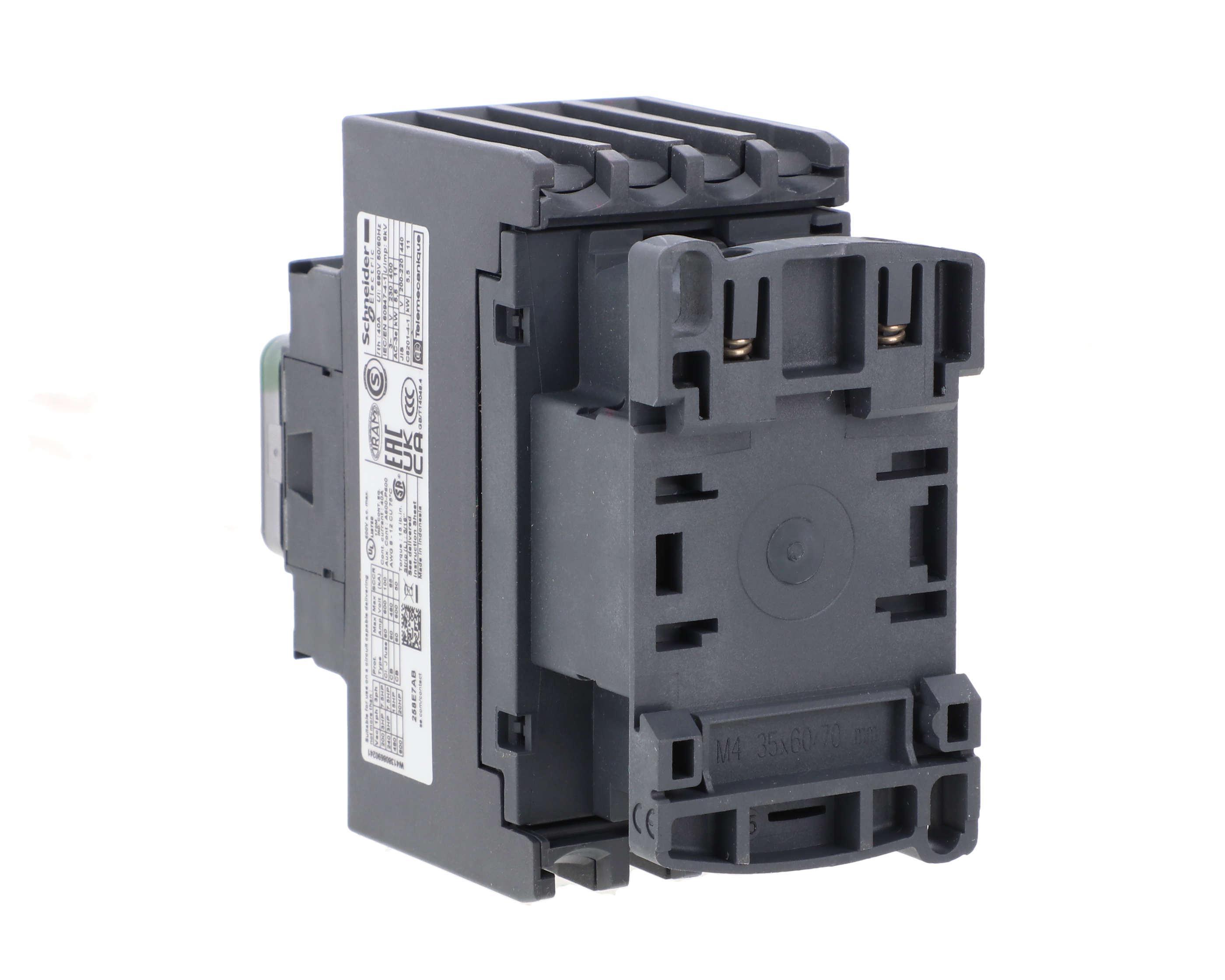 TeSys Deca Stycznik mocy 40A AC-1 2Z 2R 48V AC 1Z 1R LC1D258E7 ...