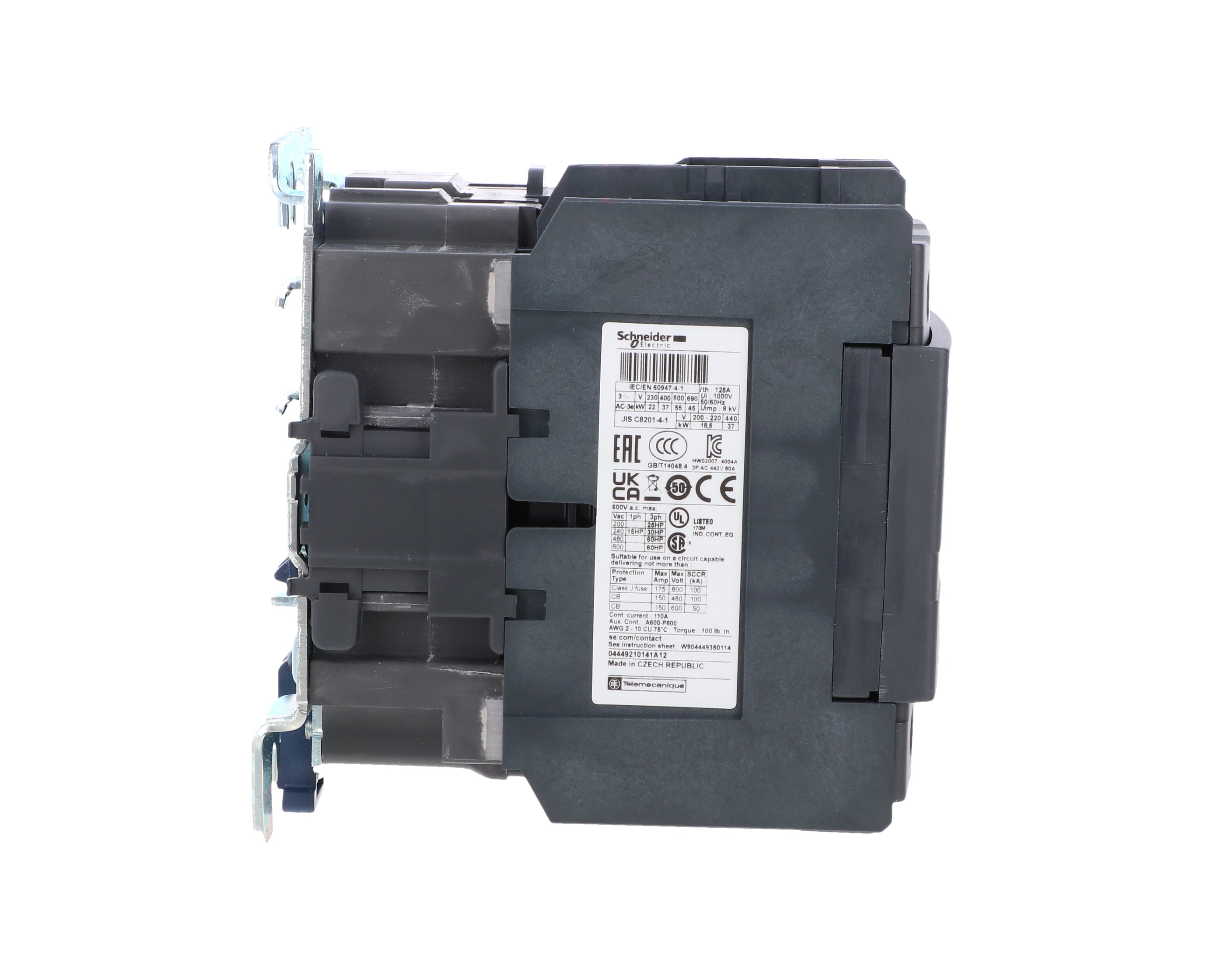 TeSys Deca Stycznik mocy 80A 3P 110V AC 1Z 1R LC1D80F7 – Schneider | TIM SA