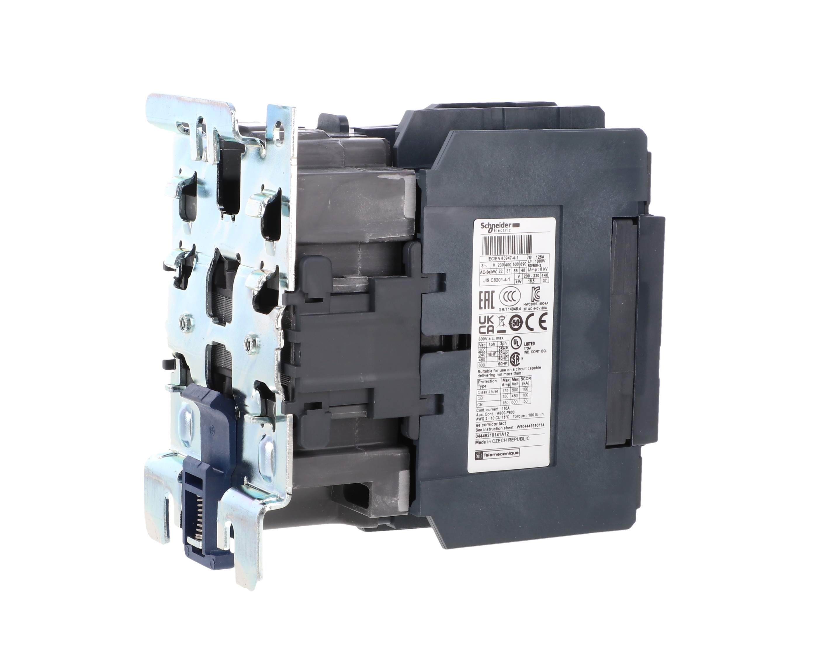 TeSys Deca Stycznik mocy 80A 3P 230V AC 1Z 1R LC1D80P7 – Schneider | TIM SA