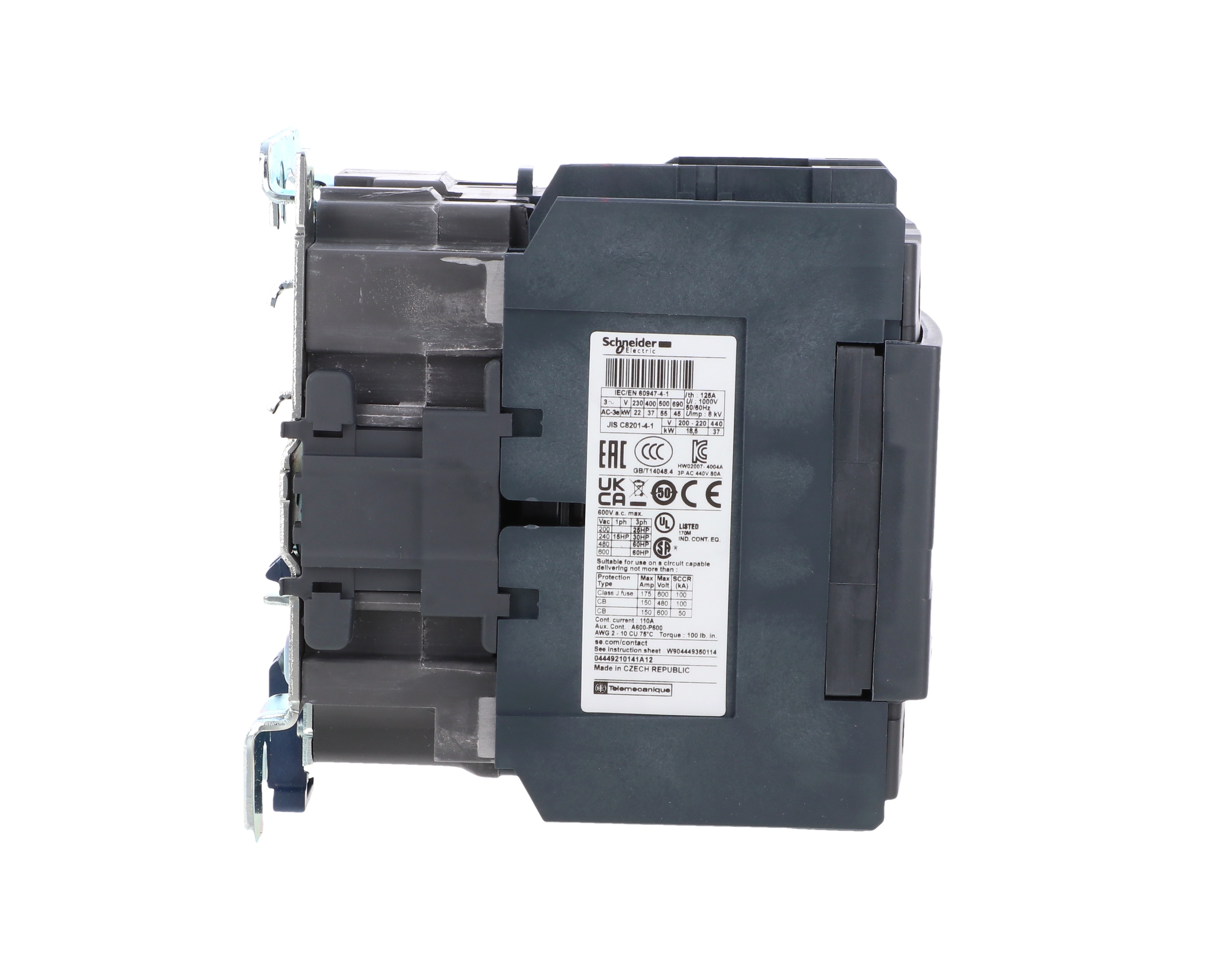 TeSys Deca Stycznik mocy 80A 3P 230V AC 1Z 1R LC1D80P7 – Schneider | TIM SA