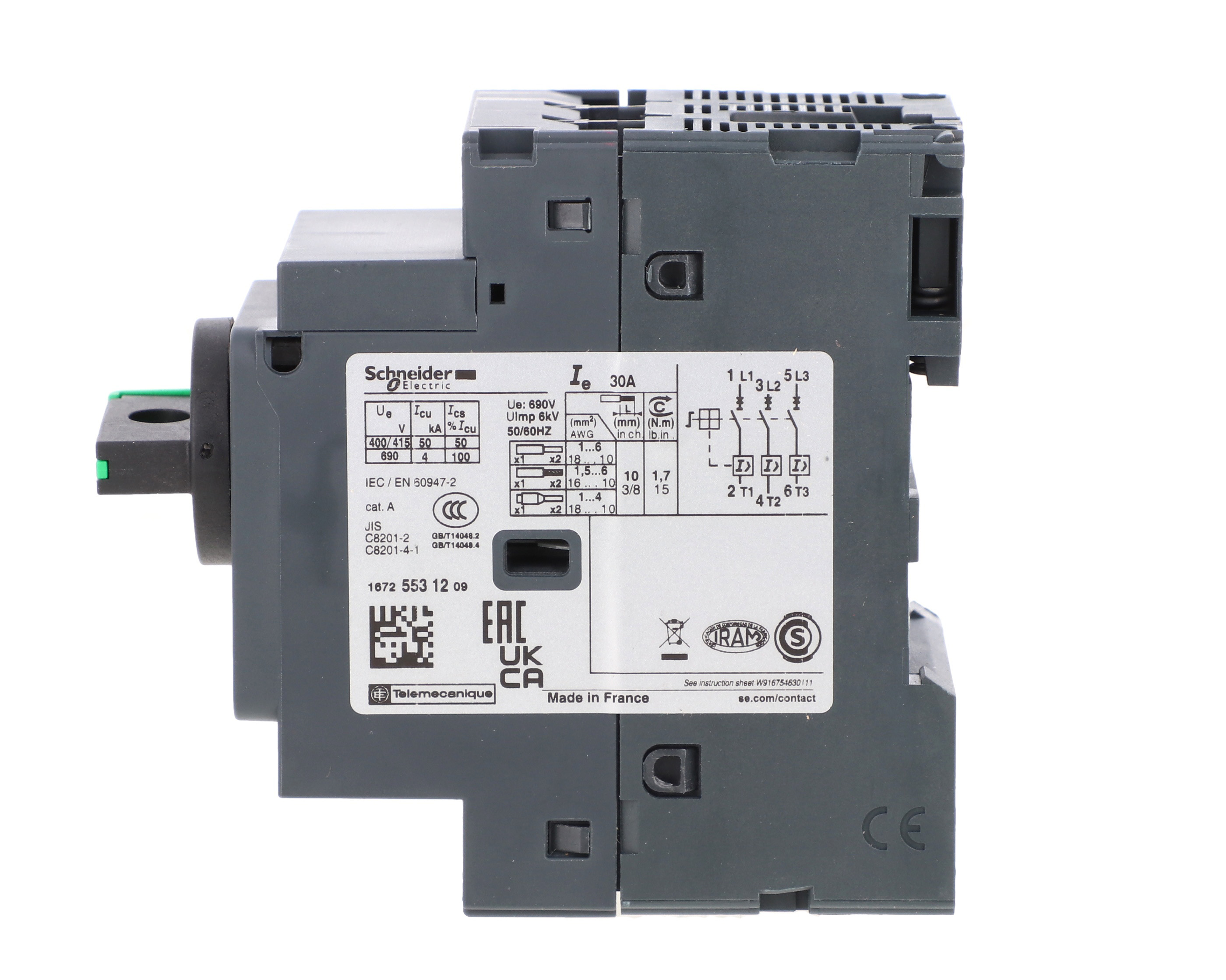 TeSys Deca Wyłącznik silnikowy 3P 15kW 32A GV2L32 – Schneider | TIM SA