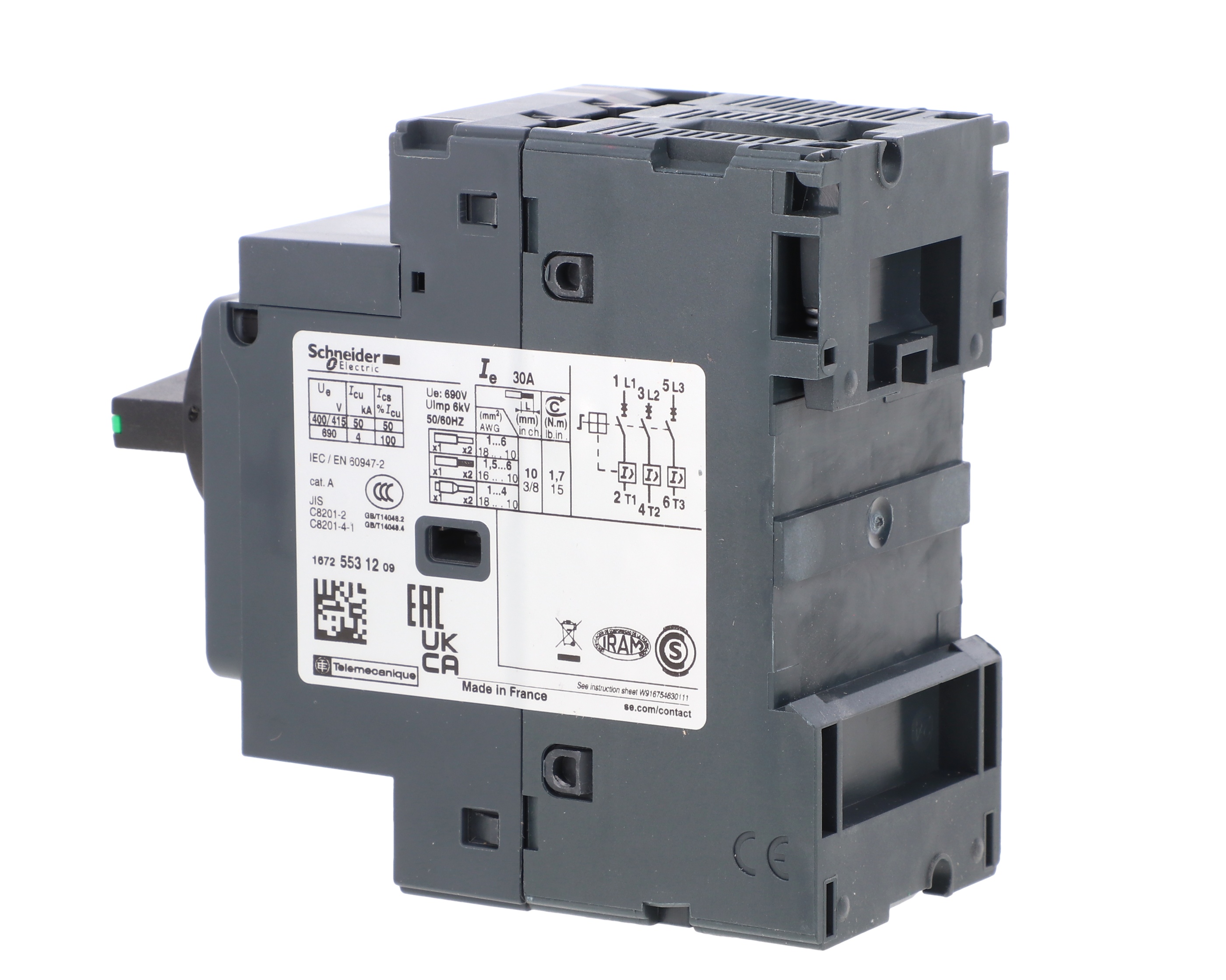 TeSys Deca Wyłącznik silnikowy 3P 15kW 32A GV2L32 – Schneider | TIM SA