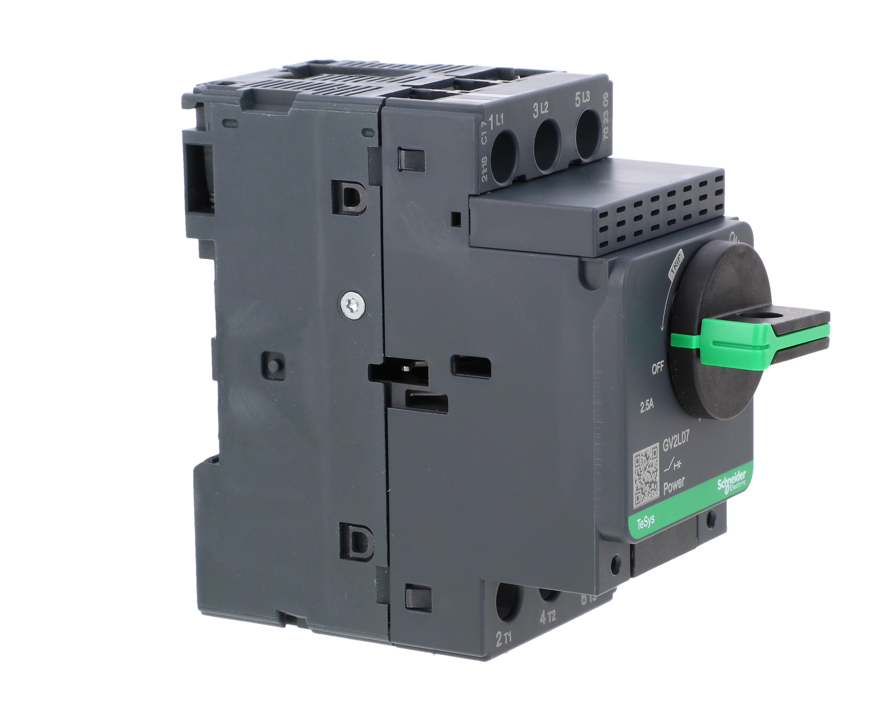 TeSys Deca Wyłącznik silnikowy 3P 0,75kW 2,5A GV2L07 – Schneider | TIM SA