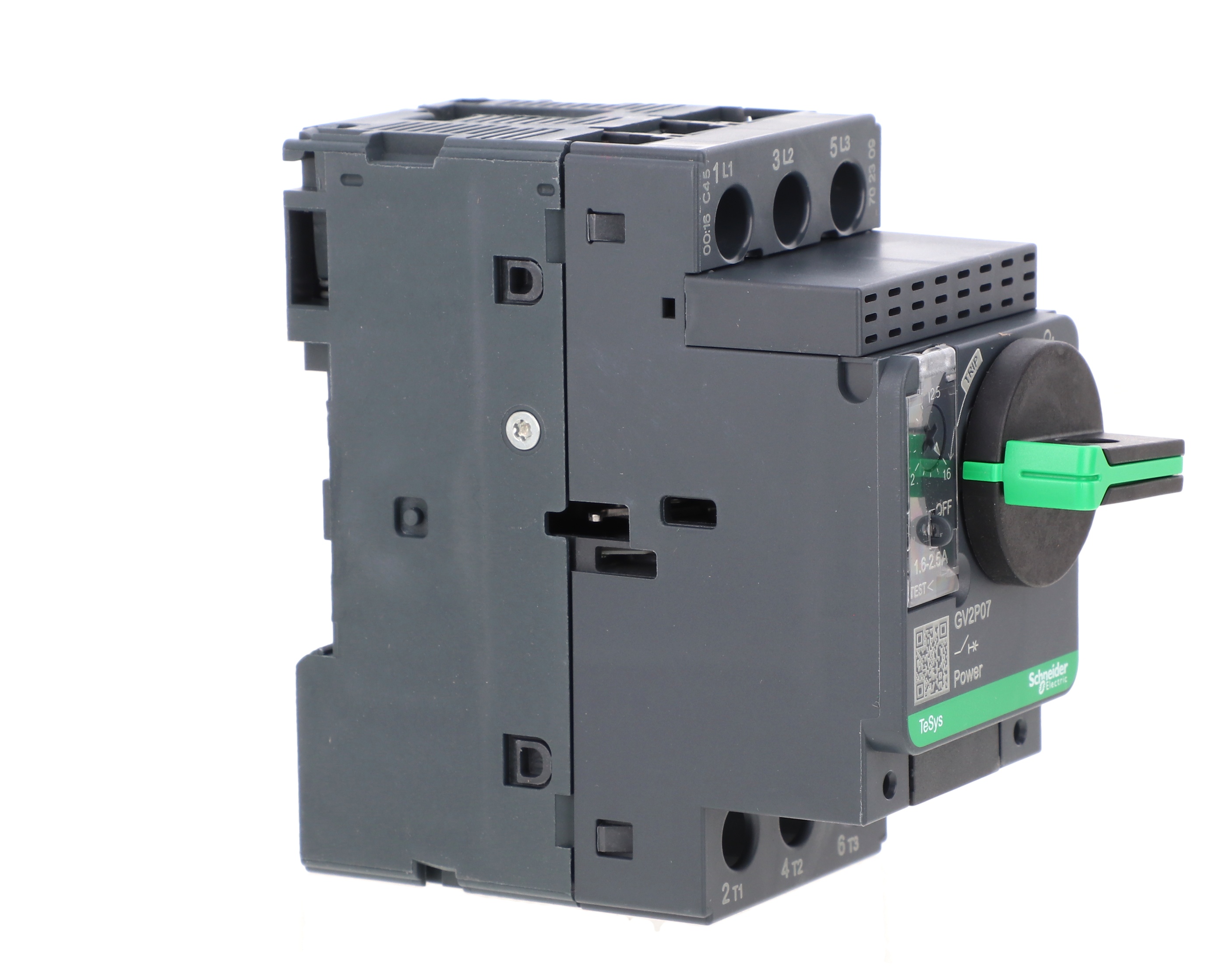 TeSys Deca Wyłącznik silnikowy 3P 0,75kW 1,6-2,5A GV2P07 – Schneider ...