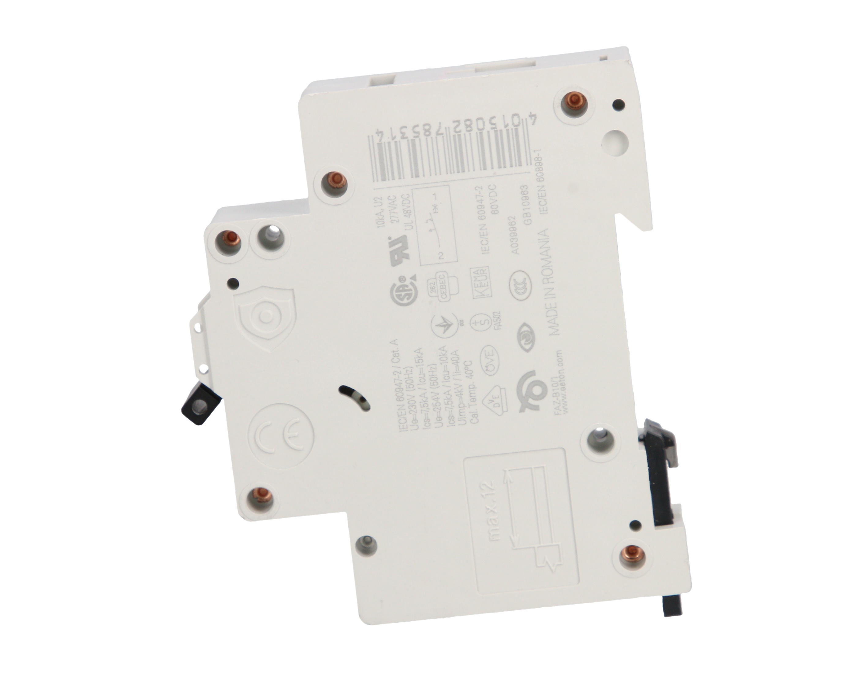 Wyłącznik nadprądowy 1P B 10A 15kA AC FAZ B10/1 278531 – EATON | TIM SA