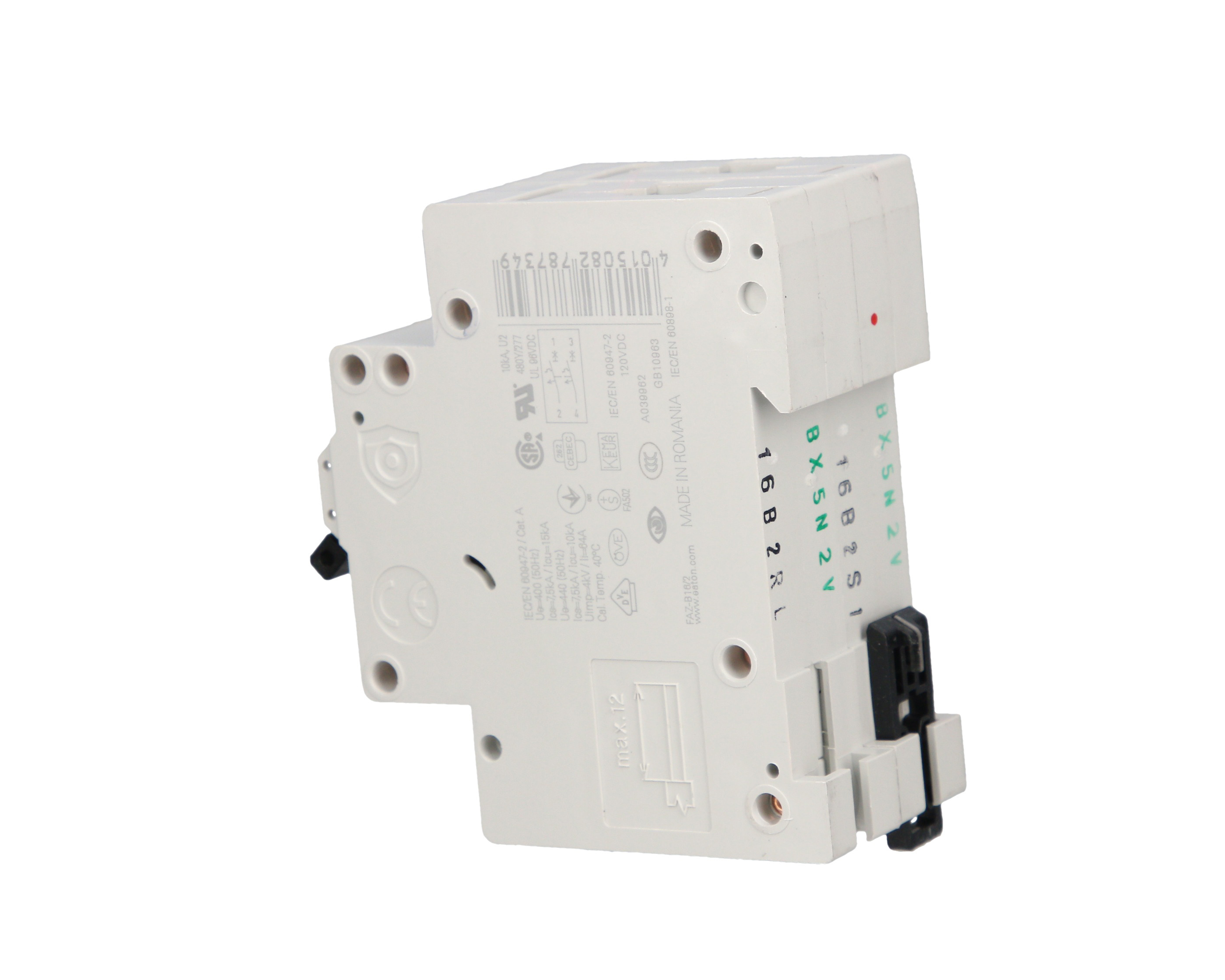 Wyłącznik nadprądowy 2P B 16A 15kA AC FAZ B16/2 278734 – EATON | TIM SA