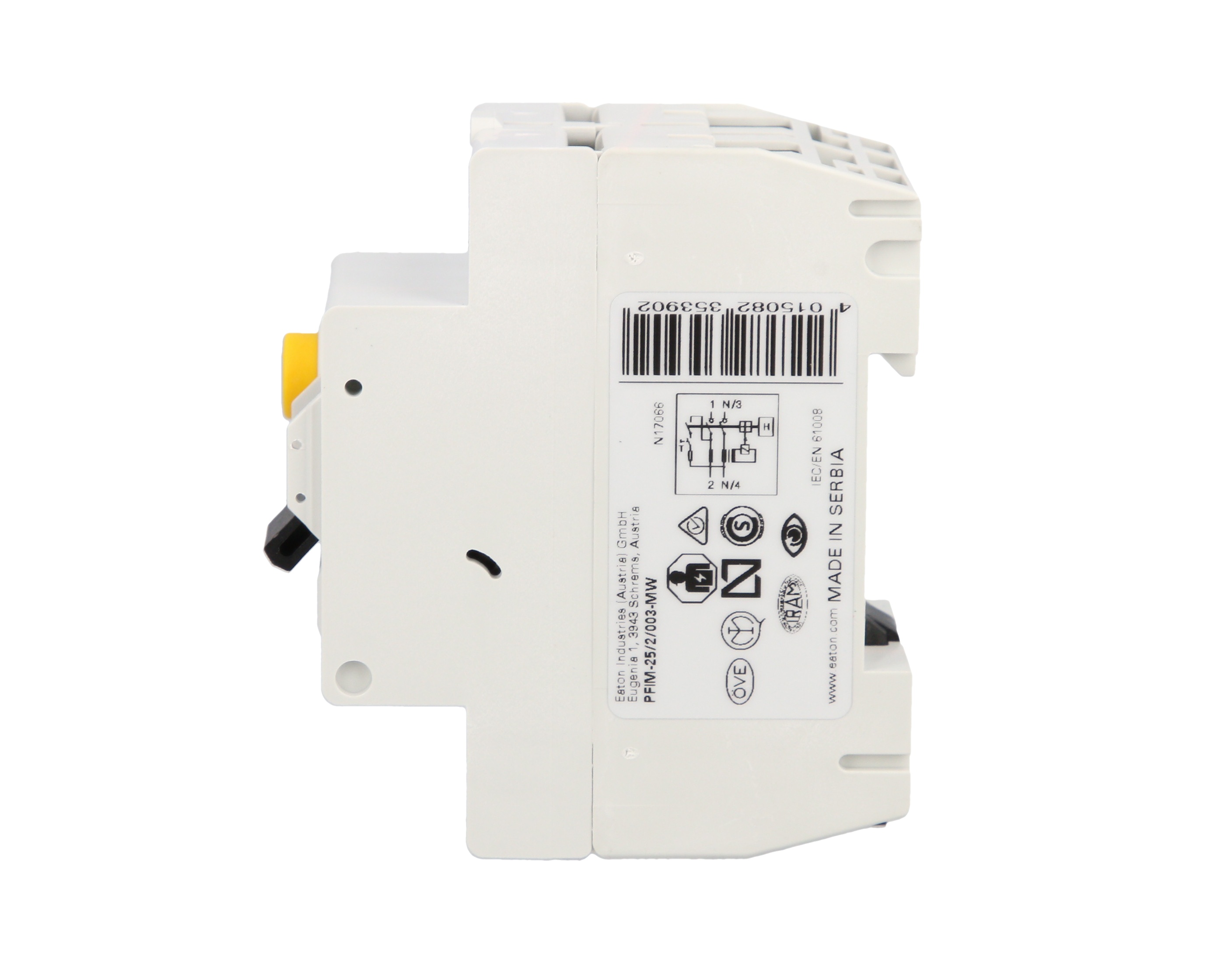 Wyłącznik różnicowoprądowy 2P 25A 0,03A typ AC PFIM-25/2/003 235390 ...