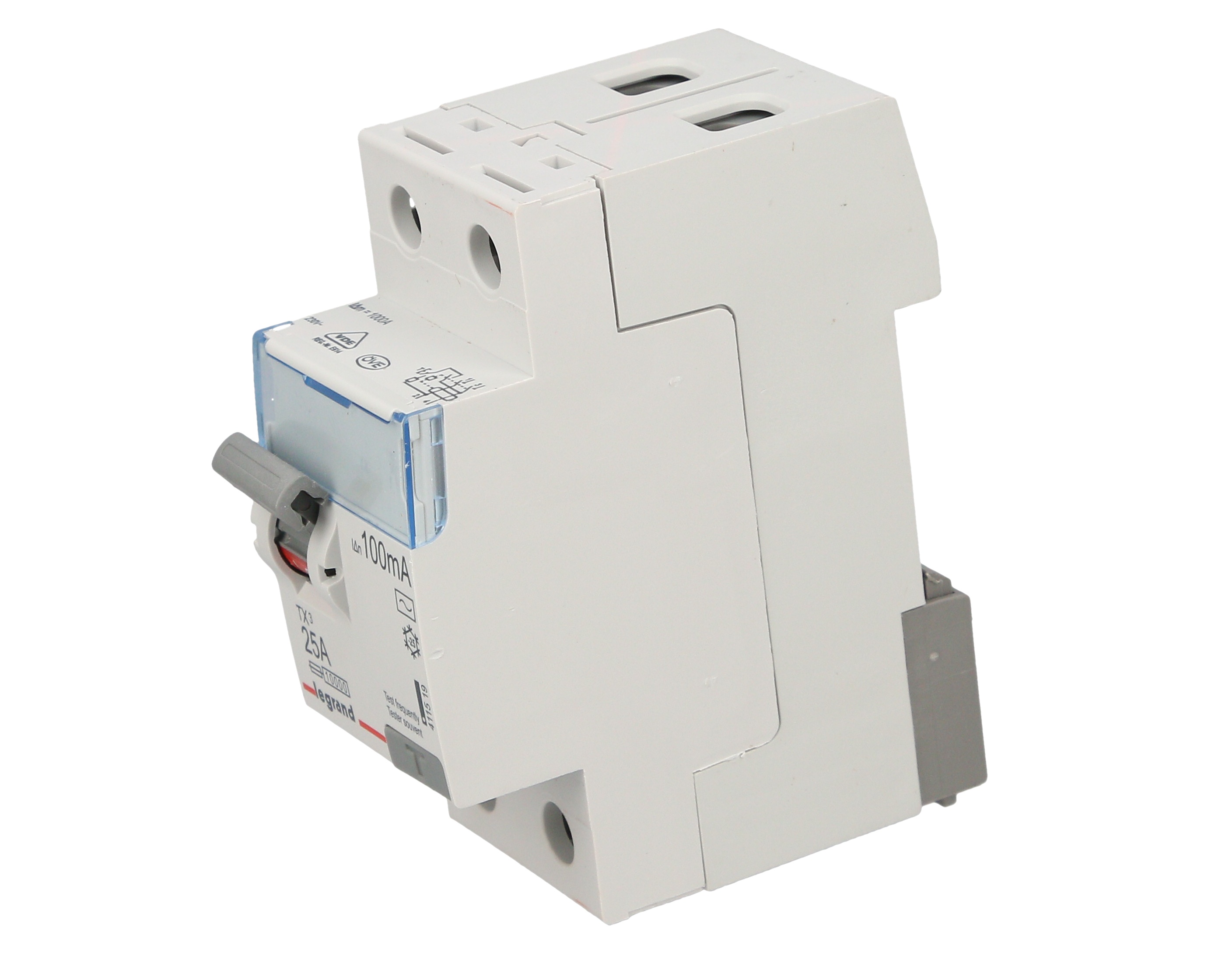 Wyłącznik różnicowoprądowy 2P 25A 0,1A typ AC P302 TX3 411519 – LEGRAND | TIM SA