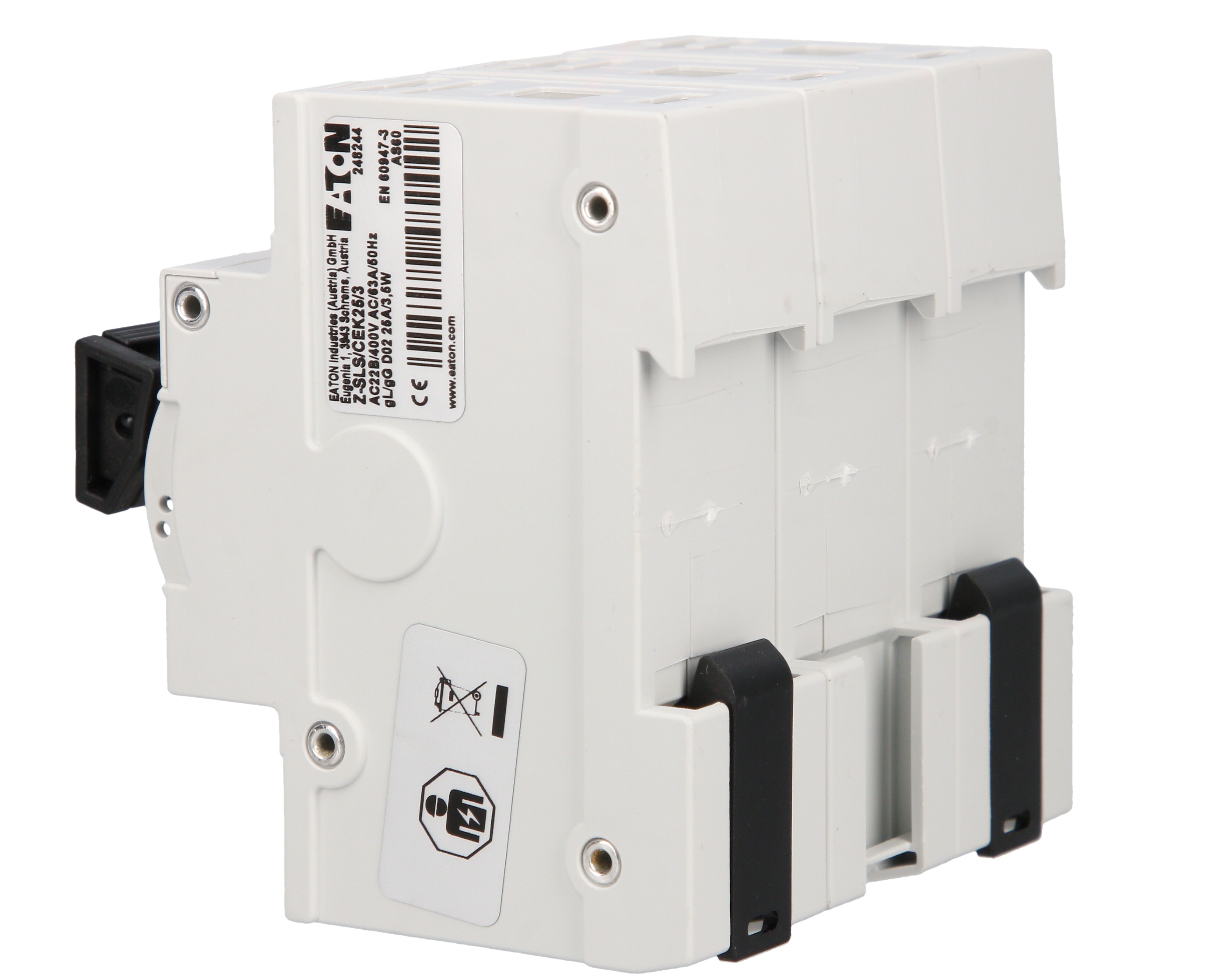 Rozłącznik bezpiecznikowy 3P 25A D02 400V Z-SLS/CEK25/3 248244 – EATON ...