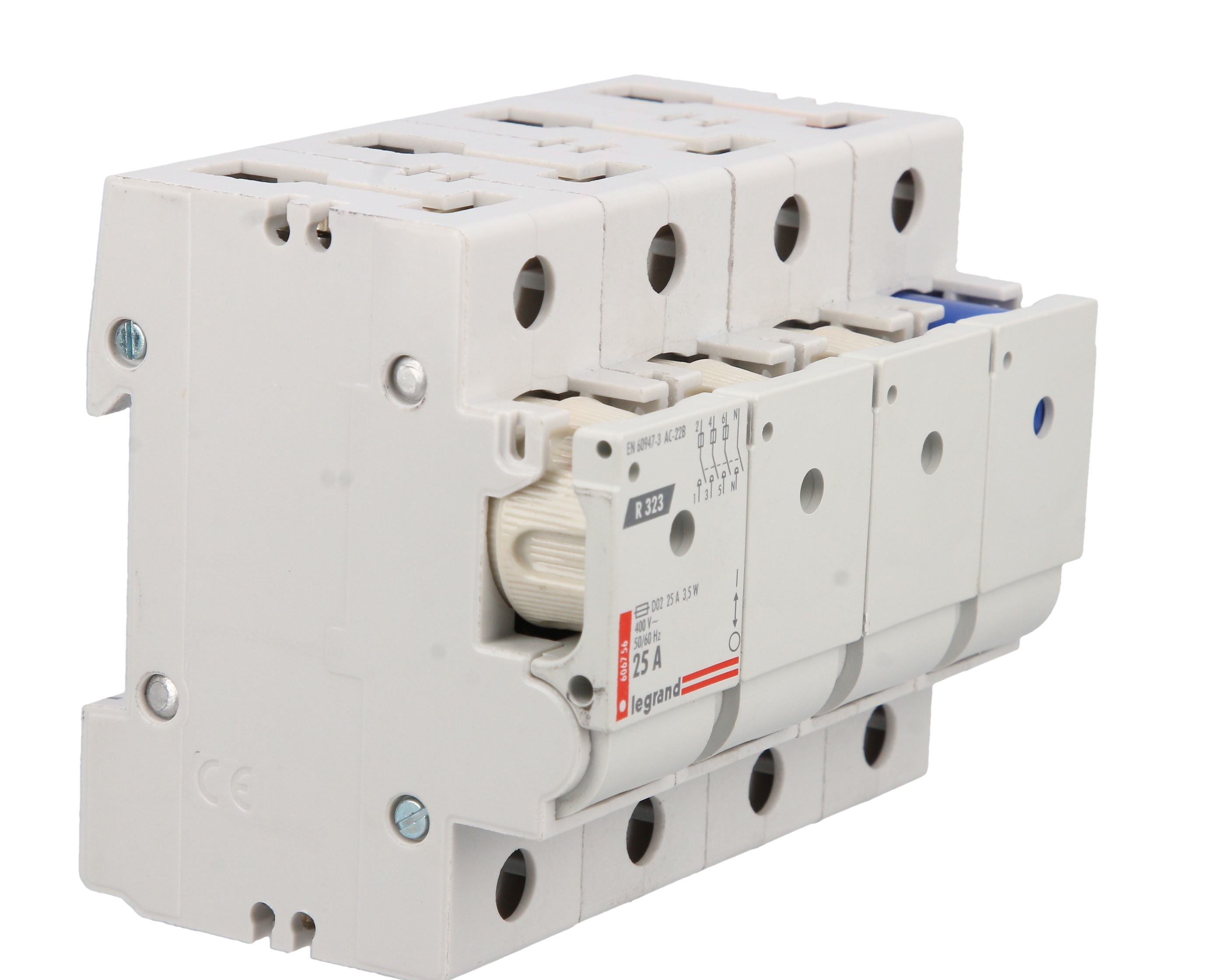Rozłącznik bezpiecznikowy 3P+N 25A D02 R323 606756 – LEGRAND | TIM SA