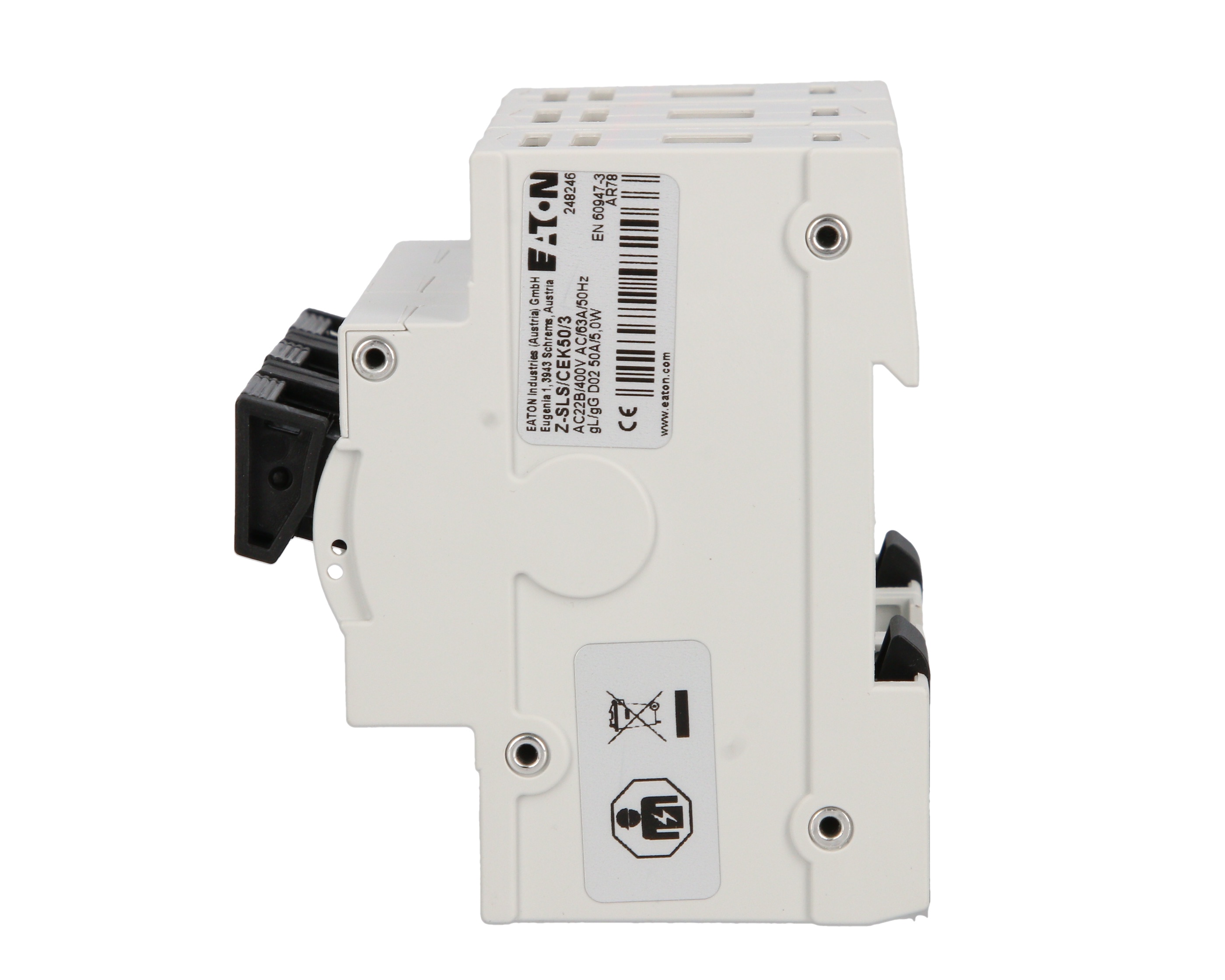 Rozłącznik bezpiecznikowy 3P 50A D02 Z-SLS/CEK50/3 248246 – EATON | TIM SA